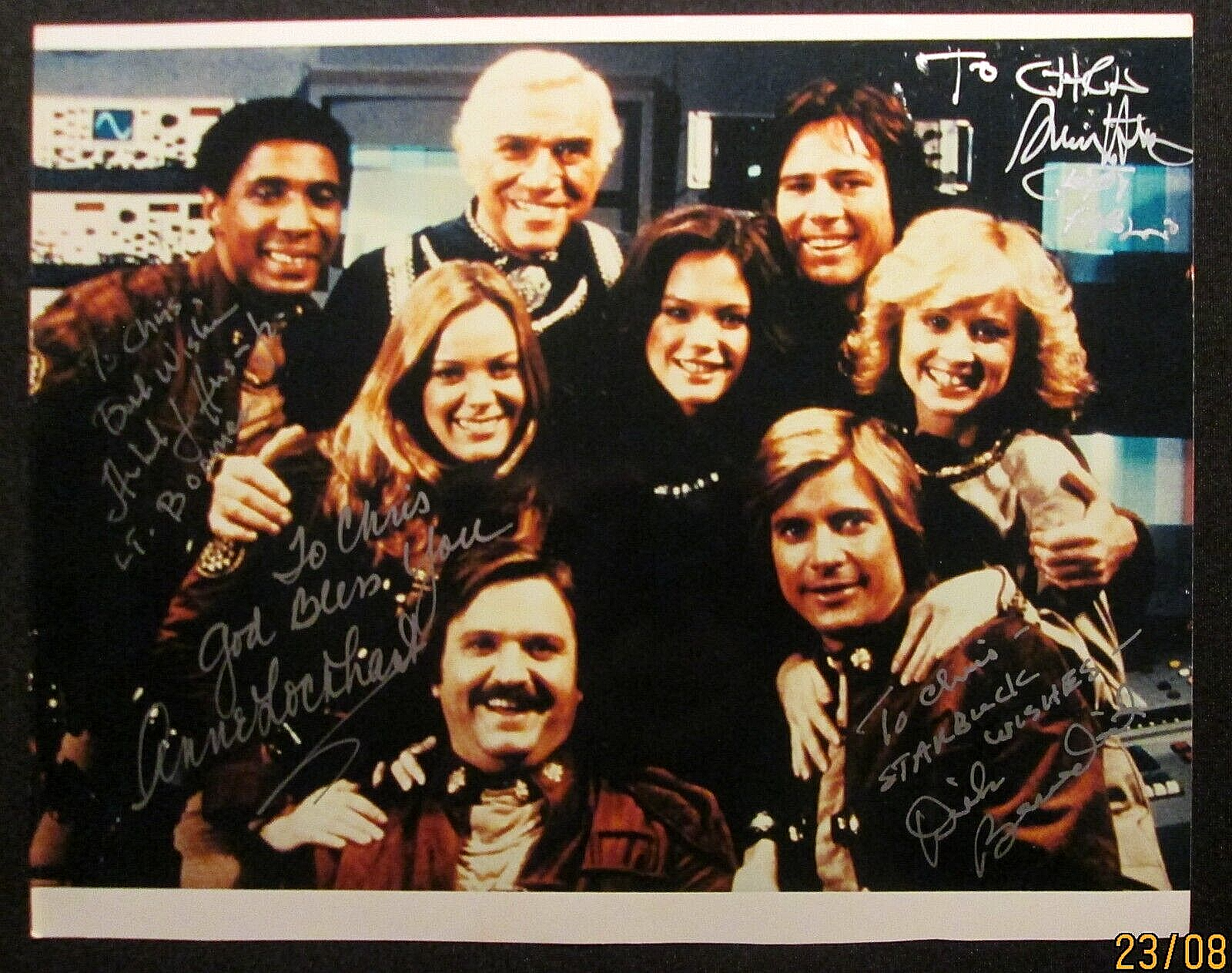 BATTLESTAR GALACTICA : ( 4- CAST MEMBERS CAST AUTOGRAPH) CLASSIC TV | eBay