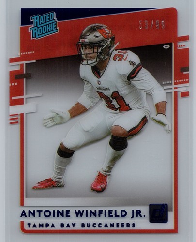 2020 Panini Chronicles Antoine Winfield Jr Clearly Donruss Rated Rookie ...