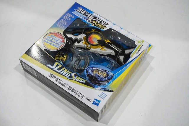 Beyblade Burst Turbo FORNEUS F4 Shark Launcher Riptide Blast Set Hasbro ...