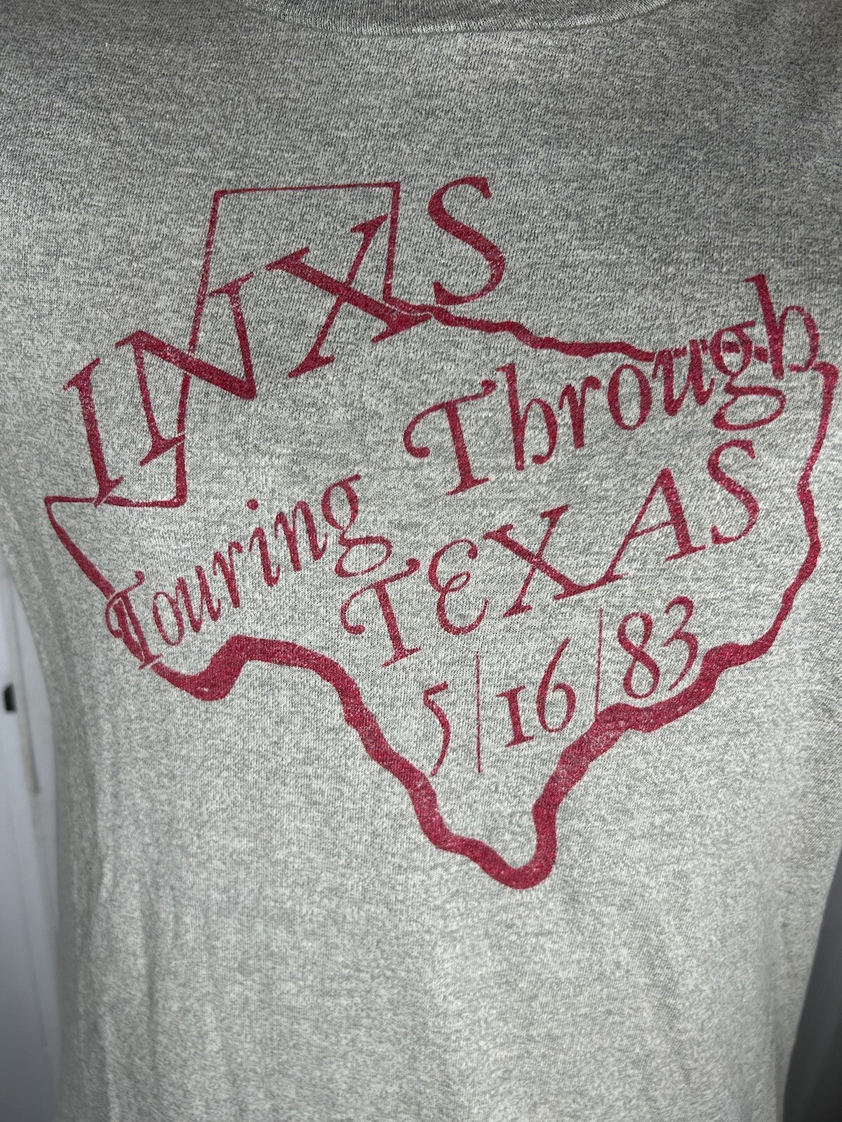 Vintage Inxs Touring Through Texas T Shirt 1983 L RARE - Gem