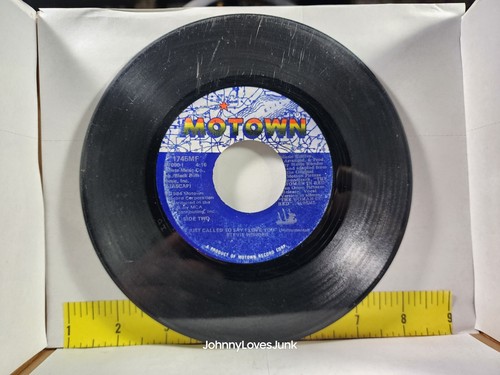 Stevie Wonder I Just Called To Say I Love You/ Same B side 45 RECORD ...
