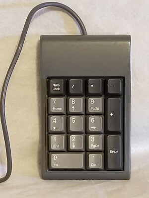 Micro Innovations 10 Ten Key Number Pad KP-17B For Computer Attachment ...