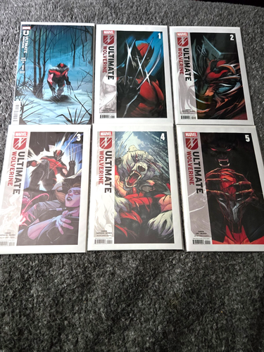 ULTIMATE WOLVERINE #1 2 3 4 5 ONE YEAR IN SPOILER 1ST PRINT SET LOT ...