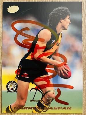 Darren Gaspar Signed 1999 AFL Select Richmond Tigers | eBay