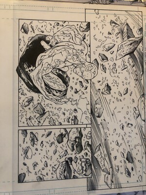 Ardian Syaf original comic art production page Green Lantern Silver ...
