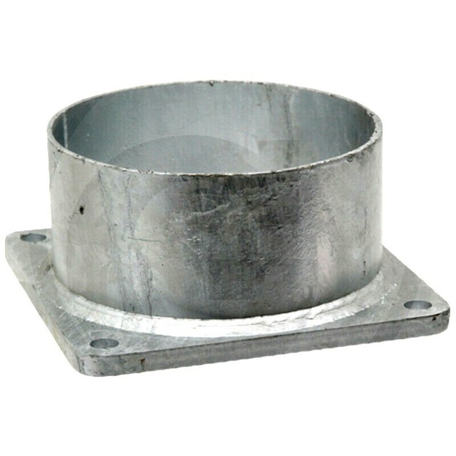 Flanschstutzen Ansaugtrichter 6 Zoll verzinkt Stutzenhöhe 75 mm ...