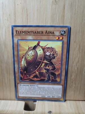 Yu-Gi-Oh!🏆Elementsaber Aina - 1st Edition🏆COMMON Card | eBay Australia
