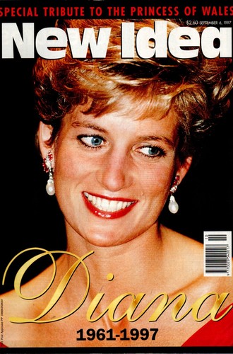 New Idea Magazine Australia - September 6, 1997 - Princess Di + Nicole ...