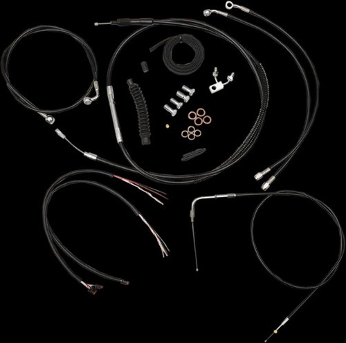 LA 15-17in Black Handlebar Controls Kit w ABS Harley Breakout 16-17 | eBay