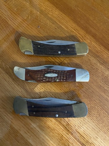 2 Vintage buck knives And 1 Case Knife | eBay