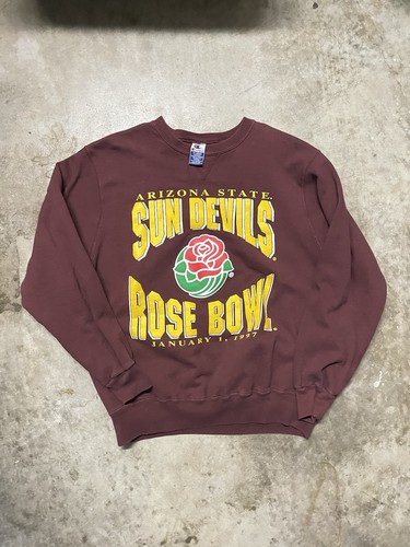 Arizona Sun Devils Football Rose Bowl Vintage Champion Sweater Size XL ...