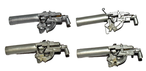 Vintage Marx Battleground WW2 Lot Of 4 Firing Machine Guns | eBay