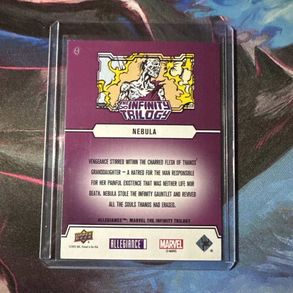 Nebula #4 Upper Deck Marvel Allegiance Marvel Infinity Trilogy | eBay