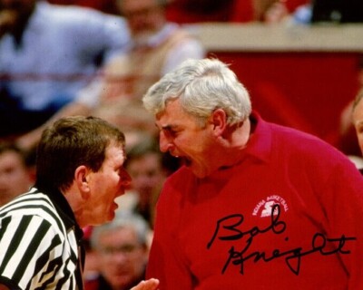 BOBBY BOB KNIGHT SIGNED AUTOGRAPHED 8x10 PHOTO INDIANA BASKETBALL ...