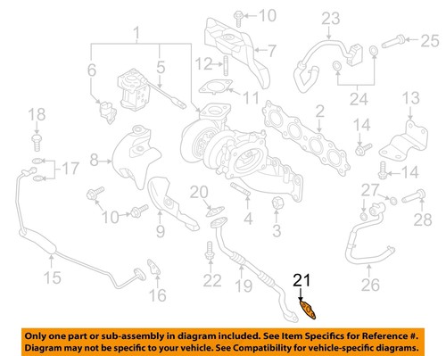 HYUNDAI OEM 10-20 Genesis Coupe-Oil Return Tube Gasket 282462C400 | eBay