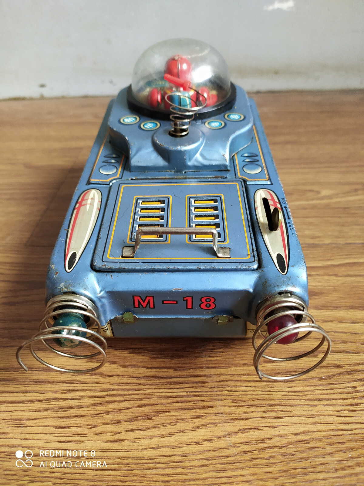 Rare vintage battery powered "SPACE TANK" tin Space toy of 60's made in ...