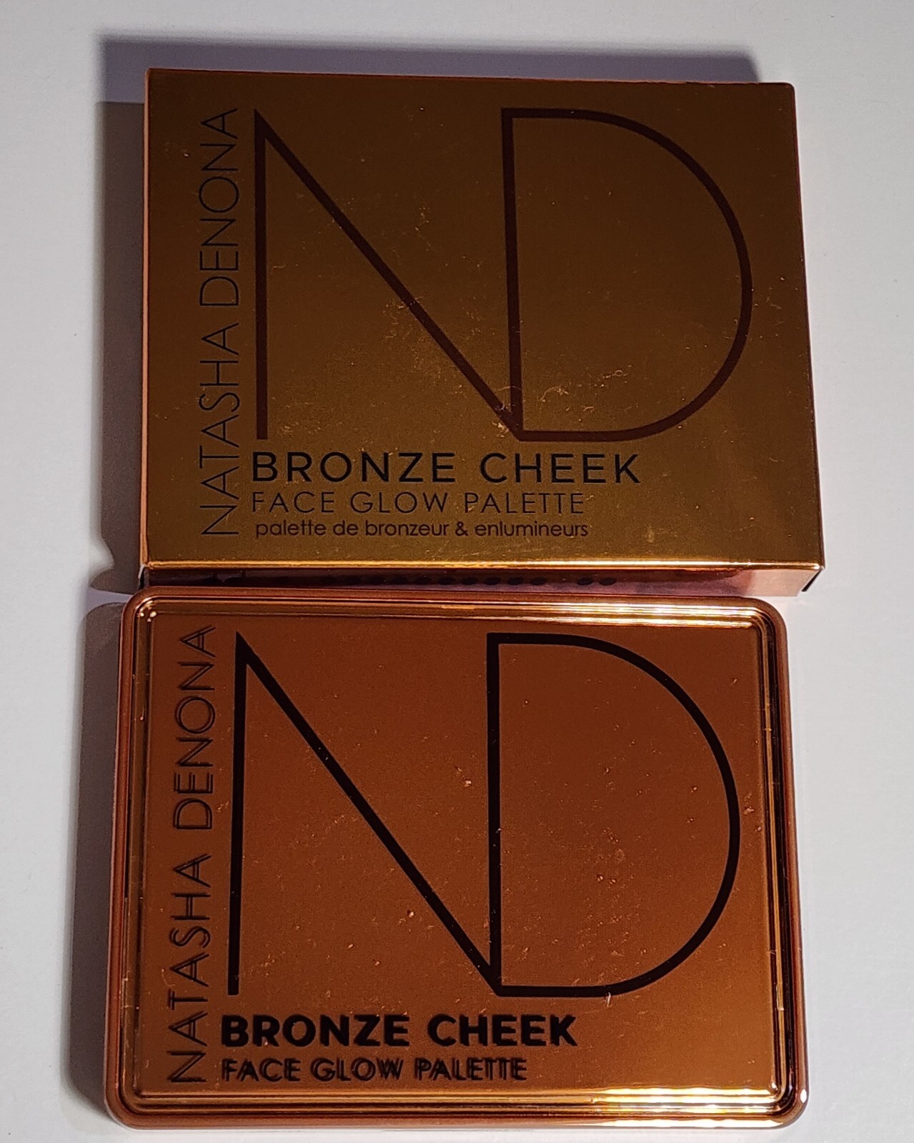 NATASHA DENONA Bronze Cheek Face Glow Palette .53oz/15g FULL SZ NEW in ...