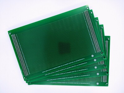 Extender riser PCB Eurocard DIN 41612 FR4 Double sided 160x100mm 2.54mm ...