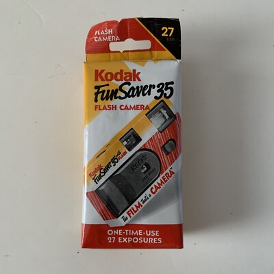Kodak Fun Saver 35 Flash Camera 27 Exposures Exp. 04/2004 - SEALED | eBay