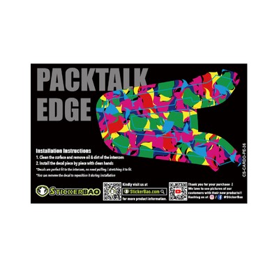 For Cardo Packtalk Edge Device Protection Decal Sticker 1 Piece ...