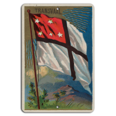 Transvaal Flag Tribute: Vintage Metal Sign Art | eBay