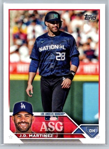 2023 Topps Update '23 All Star Game ASG33 J.D. Martinez Baseball Card ...