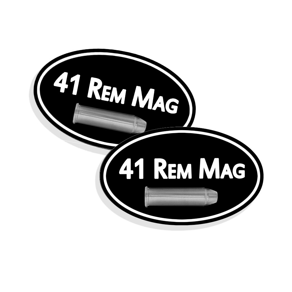41 REM MAG Ammo Can DECALS STICKERS Ammunition Gun Case LABELS 5"x3 ...