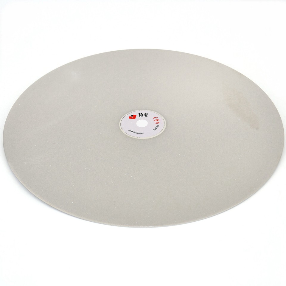 12" inch Diamond Grinding Disc Grit 46-2000 Flat Lap Disk Abrasive ...
