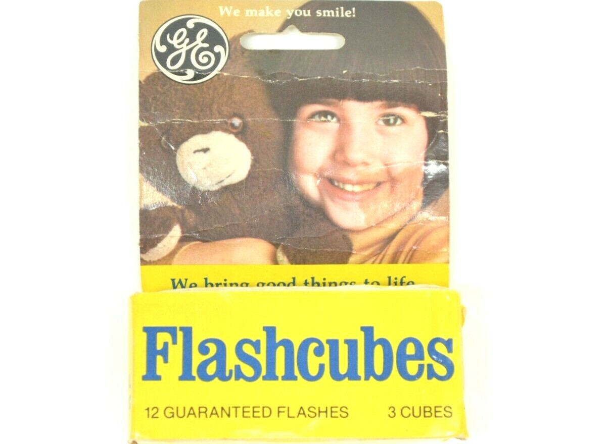 GE Camera Flashcube 3-Pack Standard ACG33GW in Box 12 Flashes Vintage ...