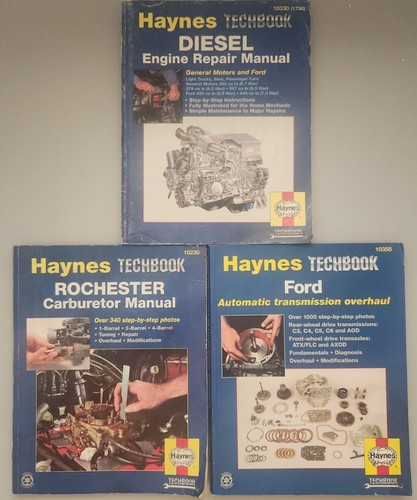 6 Haynes TECHBOOK Manual Lot Fuel Injection, Brakes, Electrical, Diesel ...