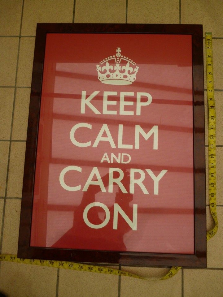 "KEEP CALM & CARRY ON" W2 inspired airraid posters last few NOW TO ...