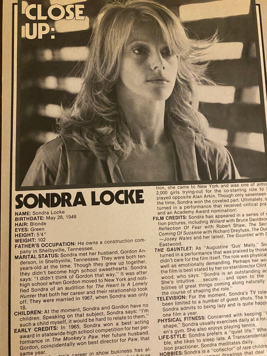 Sondra Locke 2016