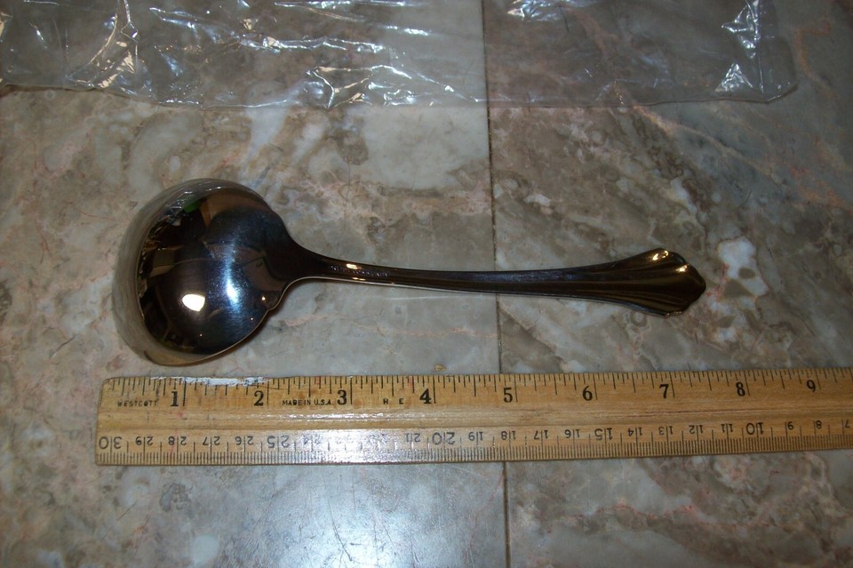 Oneida CLARETTE Solid Gravy Ladle Community Stainless Flatware | eBay