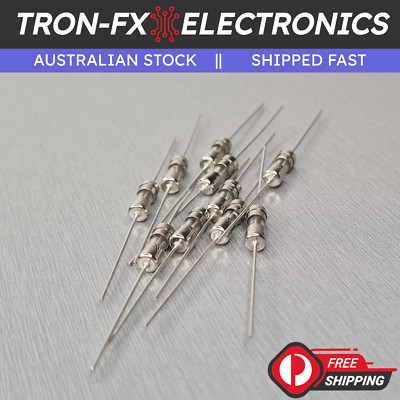 10Pcs 3.15A Glass Pigtail Fuse 3.6mm x 10mm Slow Blow T3.15AL 250V Time ...