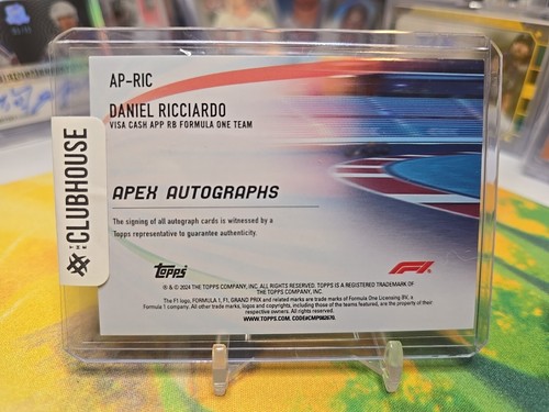 2024 Topps F1 Paddock Pass Daniel Ricciardo Apex Autographs 3/3 | eBay