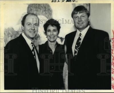 1994 Press Photo Saints Morten Andersen with John Schwegann & Dr ...