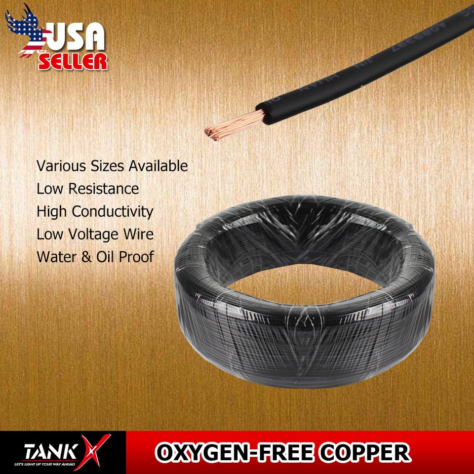 Automotive Copper Primary Wire Harness Lot - 14 12 10 8 Gauge Ga Power ...