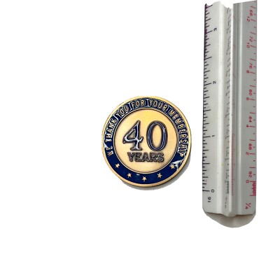 Exceptionally Rare Challenge Coin - Immaculate, USAA 40 Year Challenge ...