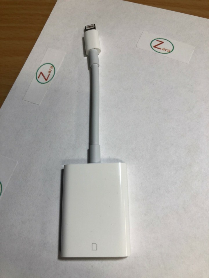 Original Apple Lightning to SD Card Camera Reader A1595 MJYT2AM/A Fast Shipping! | eBay