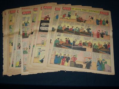1928-1932 ST. LOUIS POST DISPATCH COLOR COMIC FRONT PAGES LOT OF 29 ...