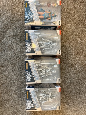 Neca TMNT Mirage Black & White Shredder Renet & 2 Foot Ninja Soldier ...