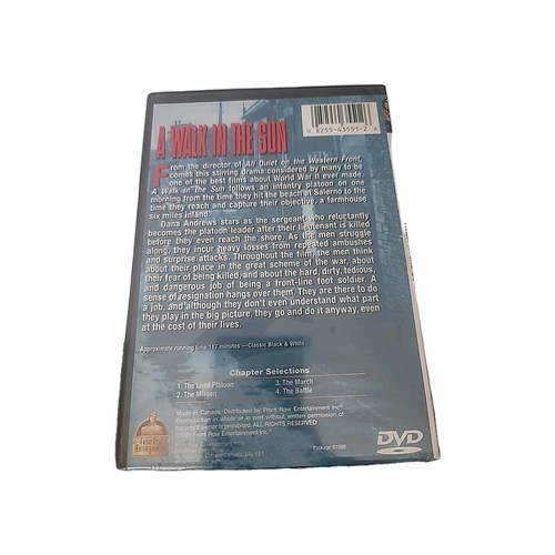 A Walk in the Sun (DVD, 2000, Front Row Features) | eBay