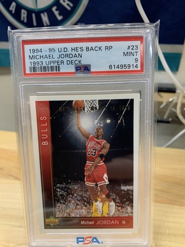 1994 Upper Deck Michael Jordan He’s Back #23 PSA 9 | eBay