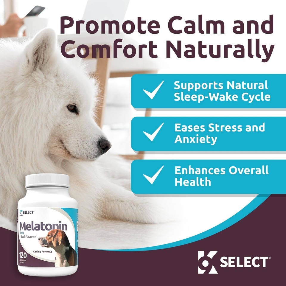 Melatonin for Dogs - Composure Dog Calming Chews - Dog Melatonin for ...