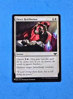 1x Fierce Retribution The List Mystery Booster Mtg Magic Card Instant ...