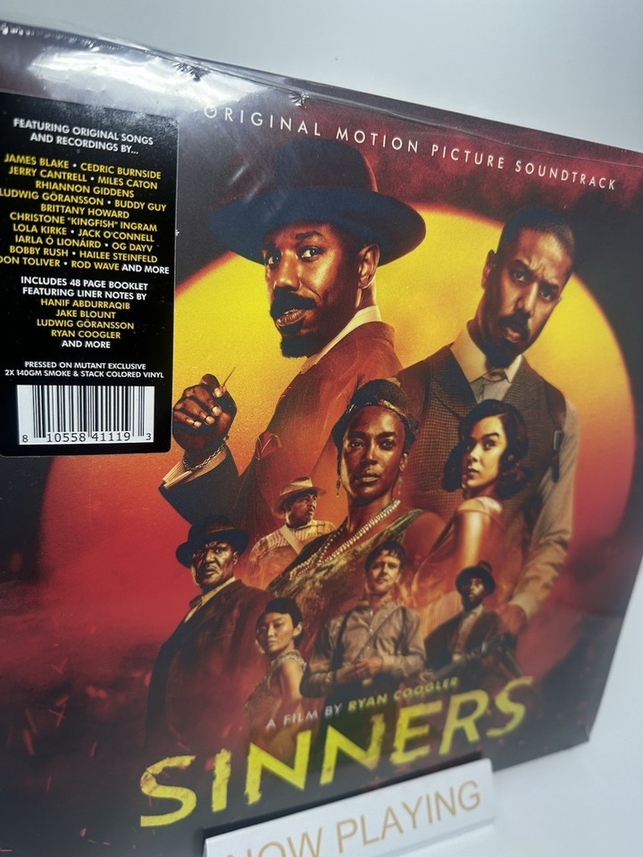 Sinners vinyl soundtrack Mutant Exclusive 2X 140GM Smoke & Stack Color ...