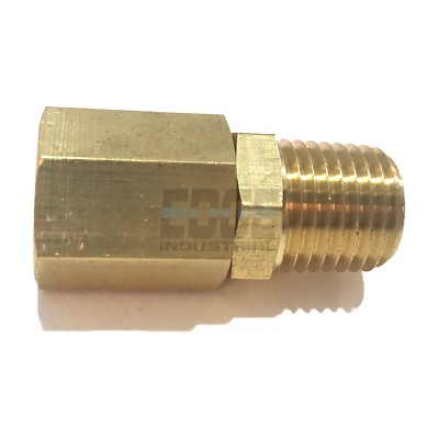 BRASS MALE SWIVEL ADAPTER 1/4" NPT FUEL/AIR/WATER/OIL/GAS WOG | eBay