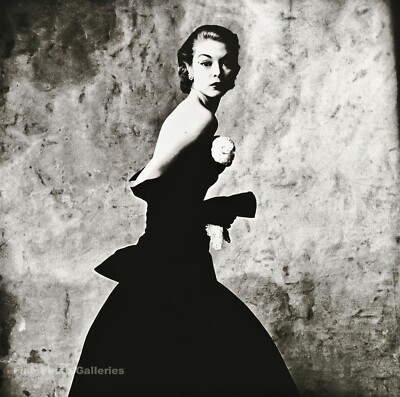 1951/84 Vintage IRVING PENN Female Fashion Gown Hankerchief NYC Photo ...