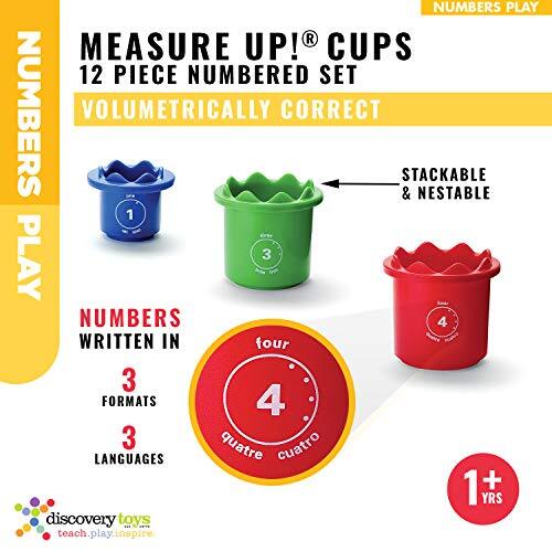 Measure Up Cups | Educational Stacking & Nesting 12 Piece Numbered Set ...