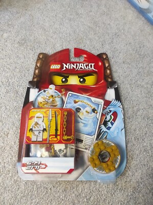 LEGO Ninjago 2171 Zane DX New Spinner Blister Sealed White Ninja ...